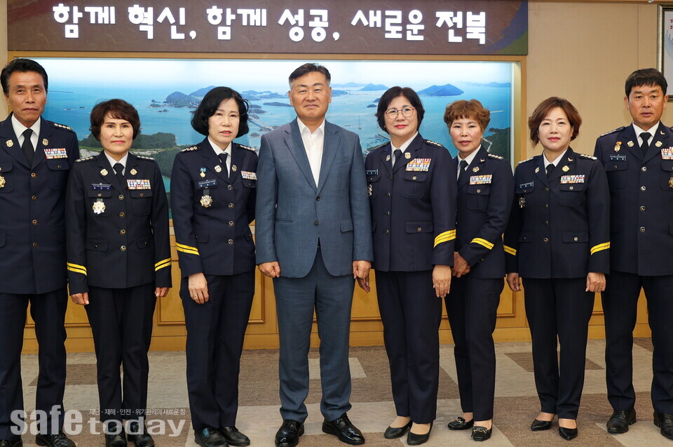 김관영 지사, 의소대 봉사활동 노고 치하